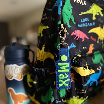 Basketball and Name Bag Tags Set Team Zipper Pull Backpack - Etsy