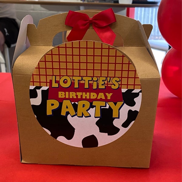 TOY STORY Birthday Party Activity Box | PERSONALISED | Childrens Gift ...