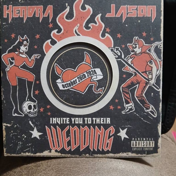 Personalised Halloween, Devil Tattoo, Rockabilly Album, Record Inspired ...