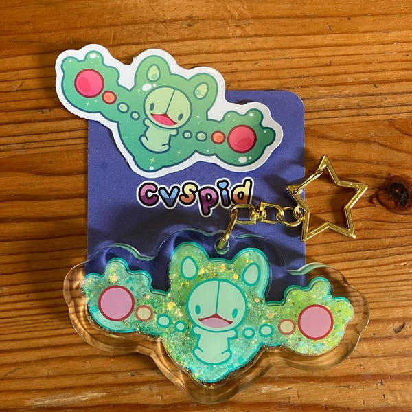 Agent 8 & Acht (dedf1sh) Liquid Glitter Shakers | Splatoon 3 Side Order ...