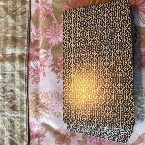 Hand Made Snake Tarot/oracle Deck Wrap/ Divining Cloth. 18" Square ...