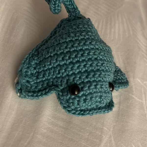 NO SEW Crochet Amigurumi Ray Pattern, Sting Ray, Manta Ray, Fish ...