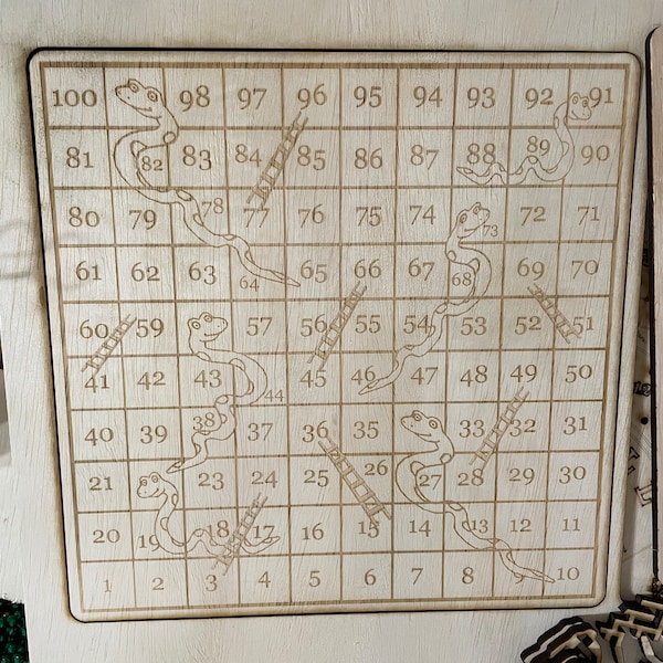 SVG Laser Cut Board Game Bundle – Snakes & Ladders, Chess, Checkers ...