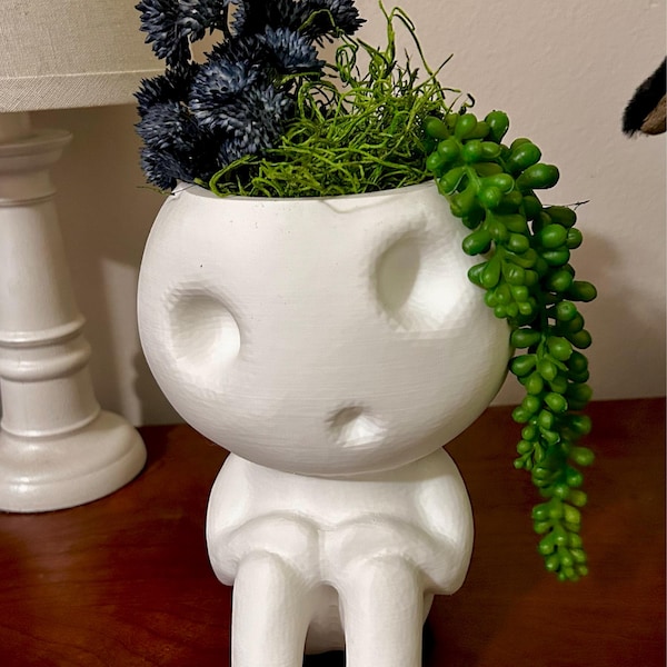 Kodama Planter - Studio Ghibli Inspired Indoor Pot - Princess Mononoke ...