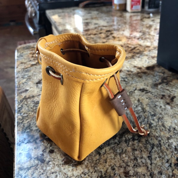Leather Dice Bag, Coin Pouch, D&D, Dungeons and Dragons, Drawstring ...
