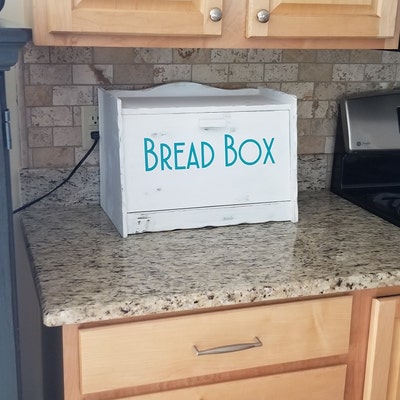Bread Box Vinyl Sticker V4 Kitchen Breadbox Bread Bin Die - Etsy