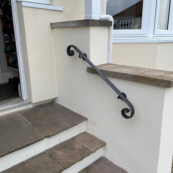 Wrought Iron Handrail From 50 Cm to 400 Cm Raffaello Model Made in ...
