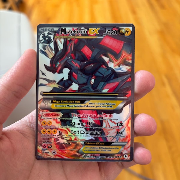 The Undefeatable Red Gx Pokemon Card - Etsy