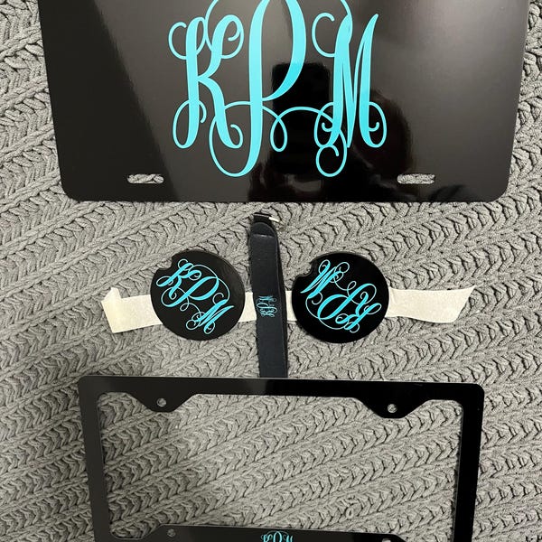 Multi-color Option Personalized License Plate, Personalized Car Tag ...