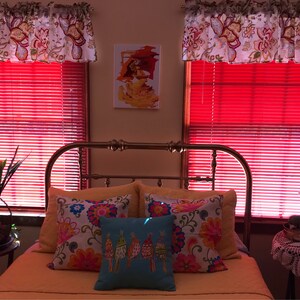 Blue Distressed Velvet Pillow Cover | Etsy