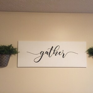 DIY Farmhouse Gather Stencil / Gather Sign / Mylar Reusable - Etsy Canada