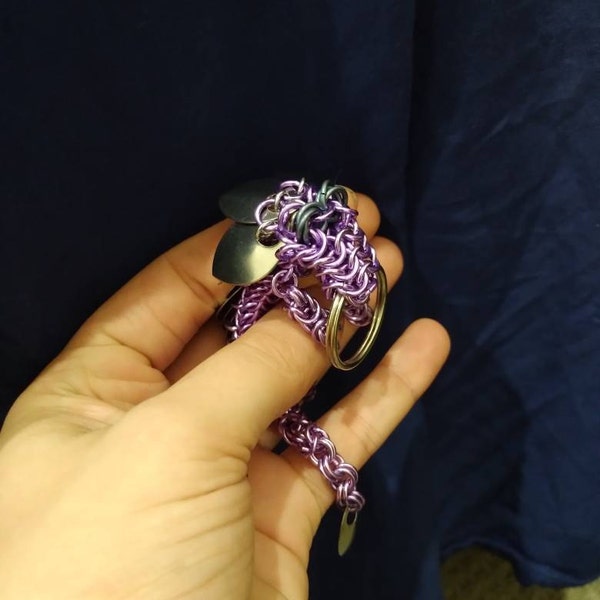 Chainmail Pendant - Double Helm Ladder With Spike - Stainless Steel and ...