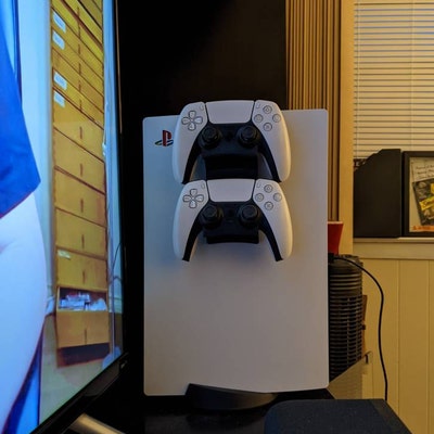 Playstation 5 Dual Controller Holder Clip Works With PS5 Slim and Full ...