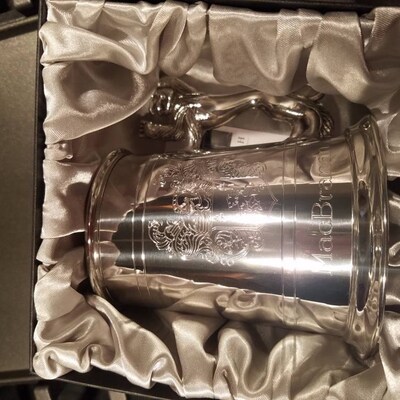 Family Crest Gift Custom Engraved Gift Family Crest Tankard Customised ...