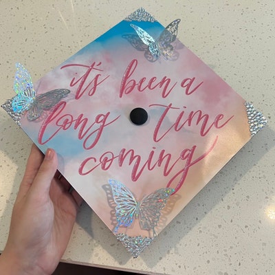 AKA Graduation Cap PRINTED Grad Cap Design Alpha Kappa Alpha Graduation ...