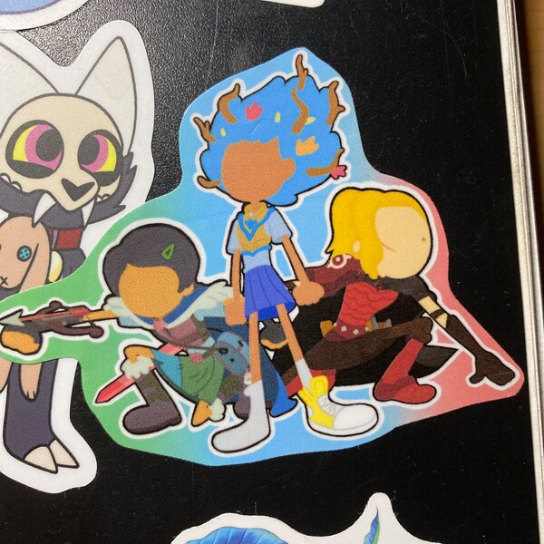 Amphibia - Calamity Trio - Anne Sasha Marcy - Stickers - Etsy