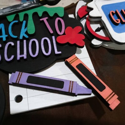 Back to School Tiered Tray Mini Signs, Homeschool,home Decor, School ...
