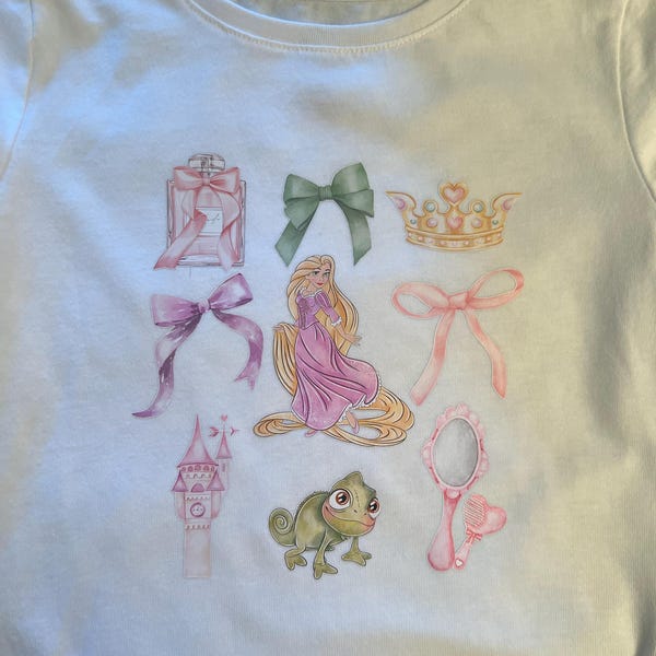 Rapunzel HTV and Sublimation Image Transfers, Disney Trip Sublimation ...