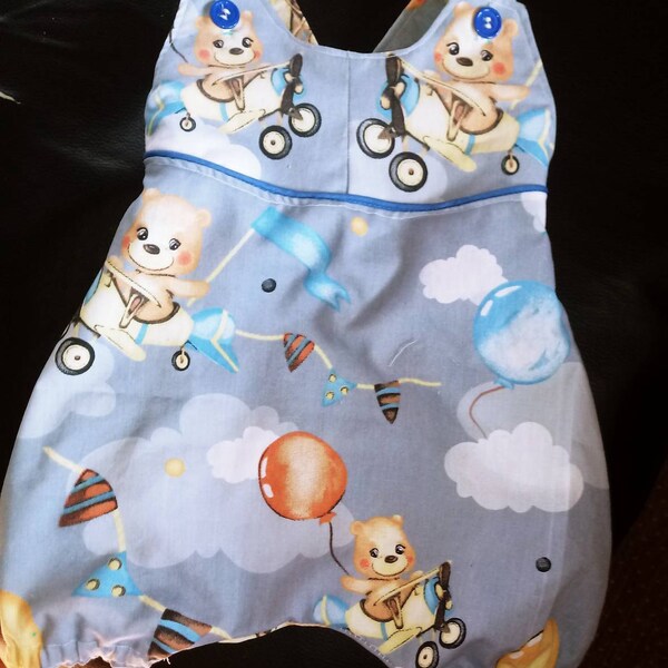 Baby Summer Romper Sewing Pattern PDF | Sleeveless Romper & Full-length ...