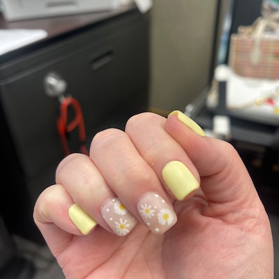 Solid Jelly Color Nails CHOOSE Your Color Gloss or Matte Press on Nails ...