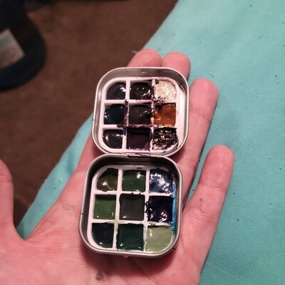 10-pack Arches Watercolor Paper Altoids-tin Sized - Etsy