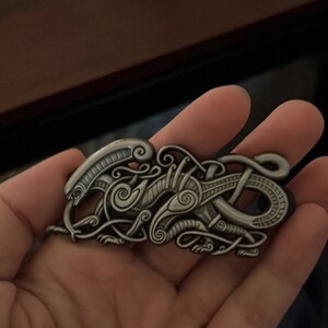 Knotwork Xenomorph 3D Metal Pin Alien Monster Celtic Viking Gripping ...