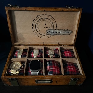 Watch Box for Men/steampunk Watch Box/carpe Diem/personalized Men's ...
