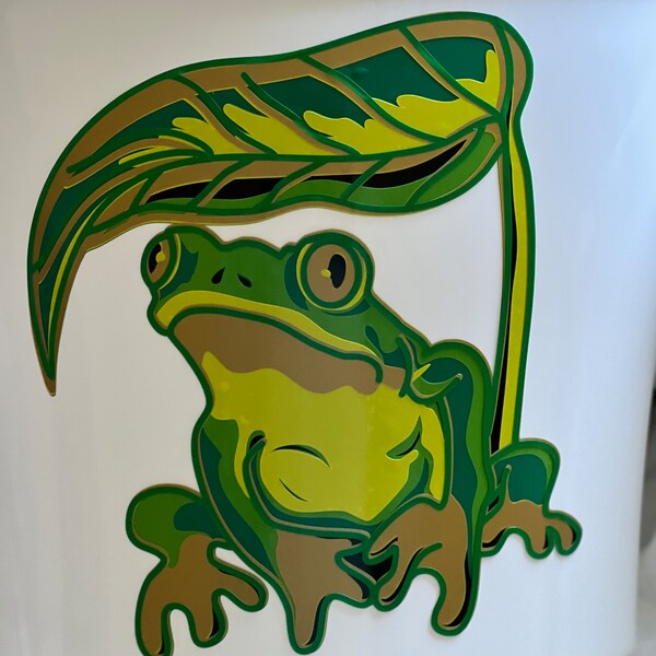 Frog Multilayer / Frog SVG 3D Layer/ Frog Cnc Cut/ Frog Paper Cut ...