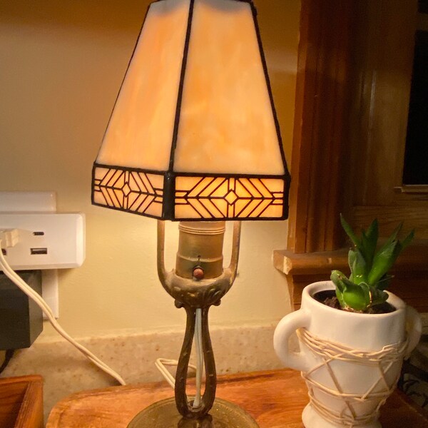 Stiffel Table Lamp Brass Urn 40in Tall Floral Stand 8in Square Base ...
