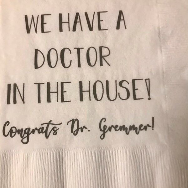 Medical School Doctor Med Graduation We Have a Doctor in the House ...