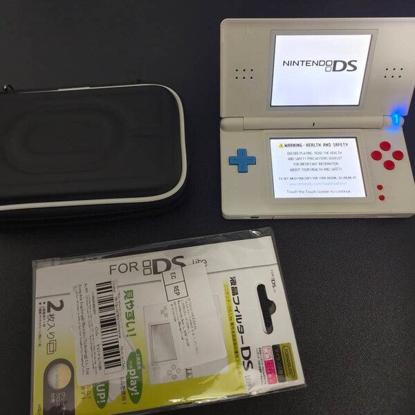 High Quality Custom Nintendo DS Lite- Smoke Gray W/ Red Buttons - Etsy