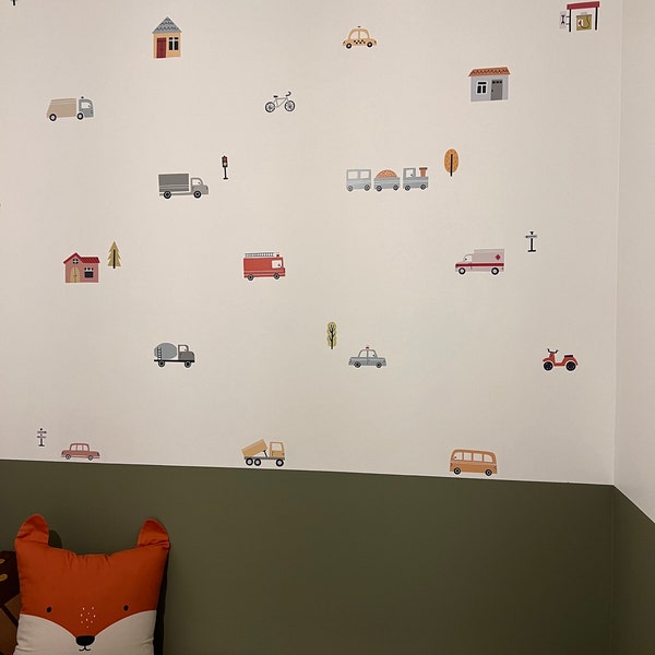 Transportation Vehicles Removable Wall Decals / Car Decal / Vehicle ...
