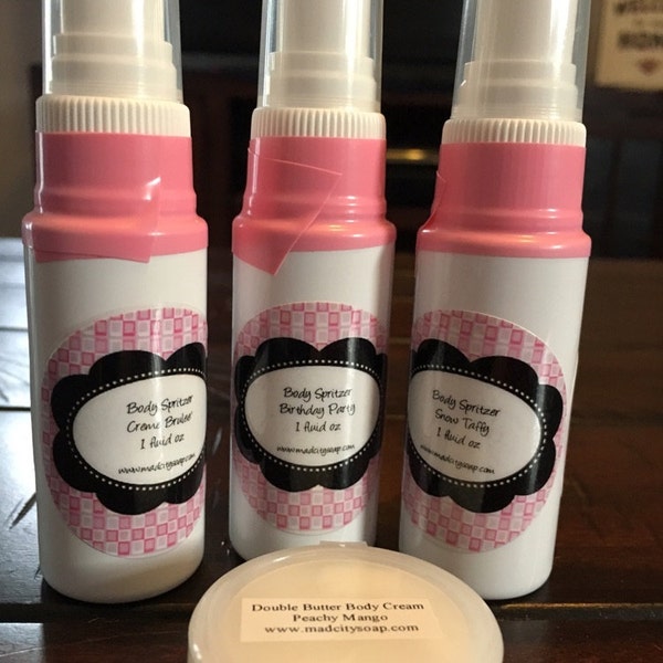 Body Spritzer Moisturizing Body Spray: Try Me 3 Pack of 1 Oz Body ...