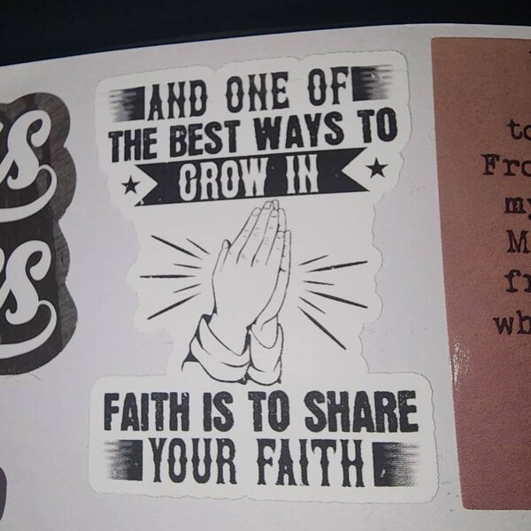 With God All Things Are Possible Sticker, Religious Sticker, Faith ...