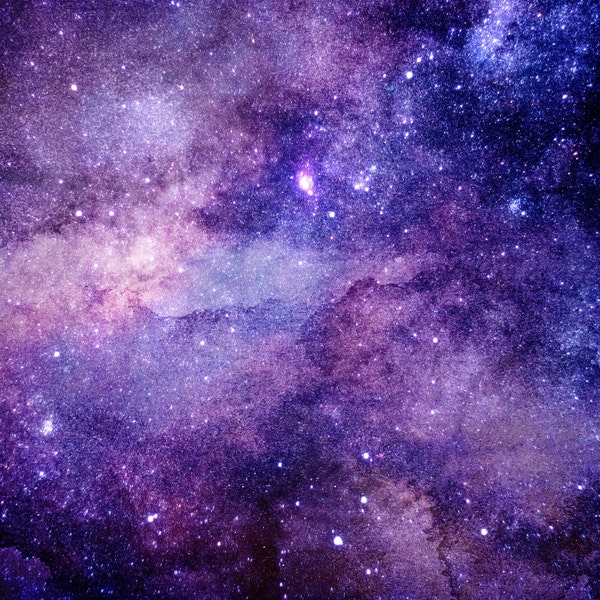 Galaxy Stars Digital Paper, Space Background, Watercolor Galaxy, Cosmic ...