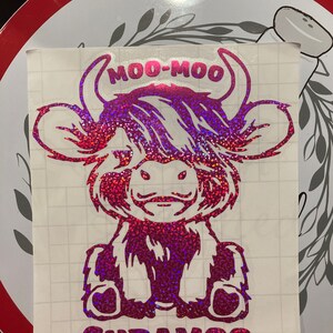 Subie Moo Moo Moobaru Cow Face Car Decal Subaru Moo'vement Movement ...