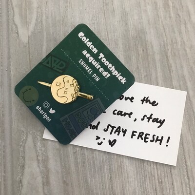 Splatoon 2 Octo Expansion Golden Toothpick Enamel Pin - Etsy