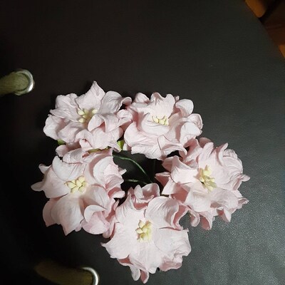 28 Mm. Roses Mulberry Paper White Color Wedding Baby Shower Paper ...