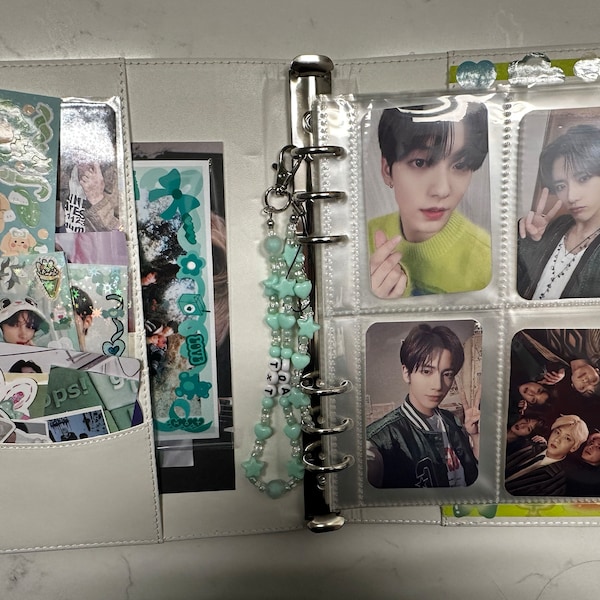 A5 Kpop Photocard Binder - Custom Deco K-pop Collect Book - Holds up to ...
