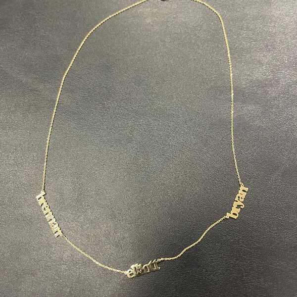 Choker Name Necklace Gold Name Choker Name Necklace Name Choker ...