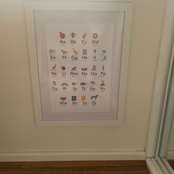 ABC Poster Printable, Alphabet Print Download, Alphabet Wall Art ...