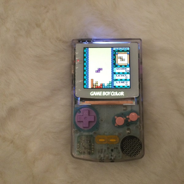 Custom Q5 IPS LED Logo Xl BACKLIT Funnyplaying Nintendo Gameboy Color ...