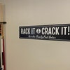 Rack It & Crack It Sign, Personalized Billiards Club Name Sign, Metal ...