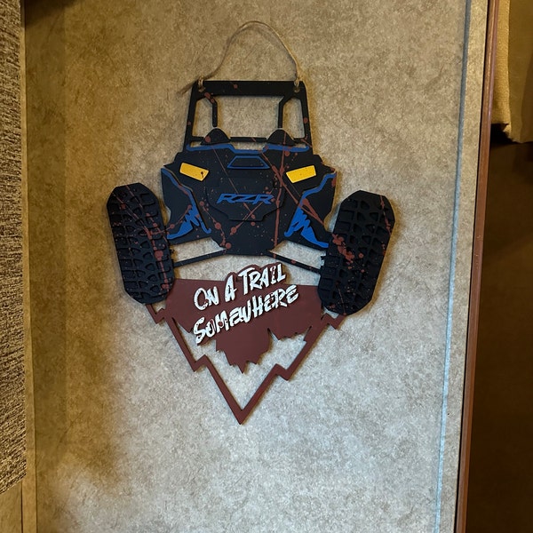 Happy Campers Personalized Welcome Sign | Camper Door Hanger | Wooden ...