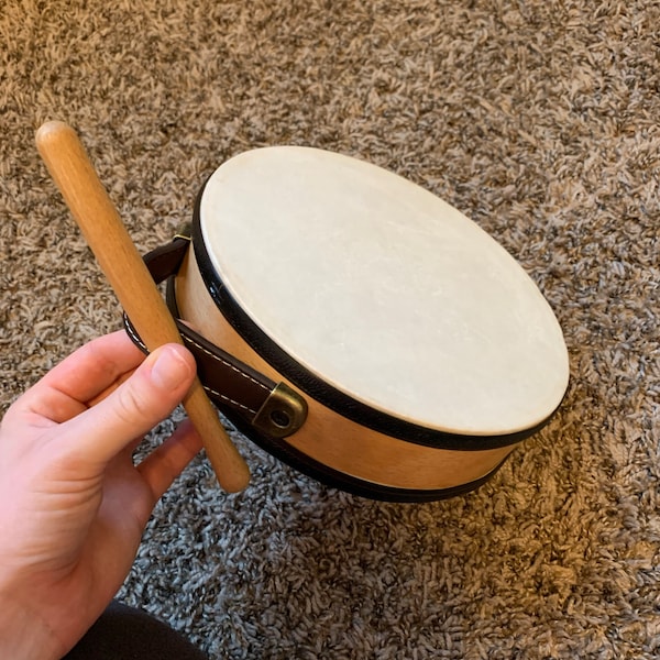 Wooden Hand Bell Shaker Baby Rattle Montessori Musical Toys Wood ...