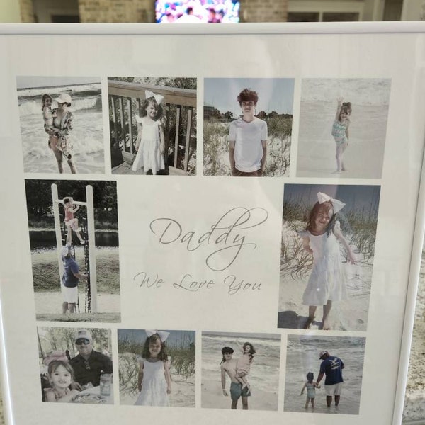 PICTURE COLLAGE Printable | up to 10 Photos Collage |digital File ...