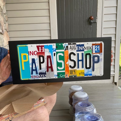 Custom License Plate Sign Personalized Gift for Any Occasion/ Unique ...