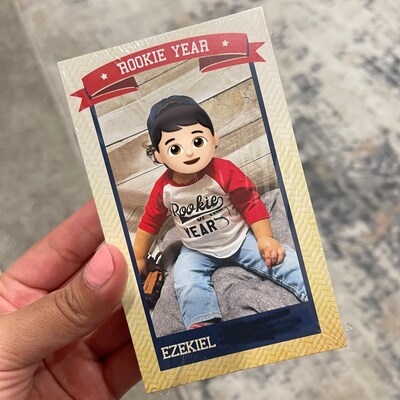 Baseball Player Card Rookie of the Year Most Valuable - Etsy