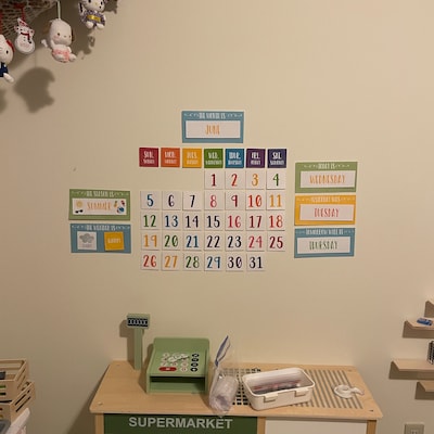 Morning Board Printable Bundle, Circle Time Activity, Weather, Calendar ...