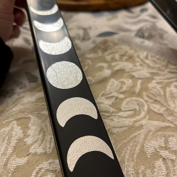 Mote It Be License Plate Frame Moon Phases Goddess Color Changing ...